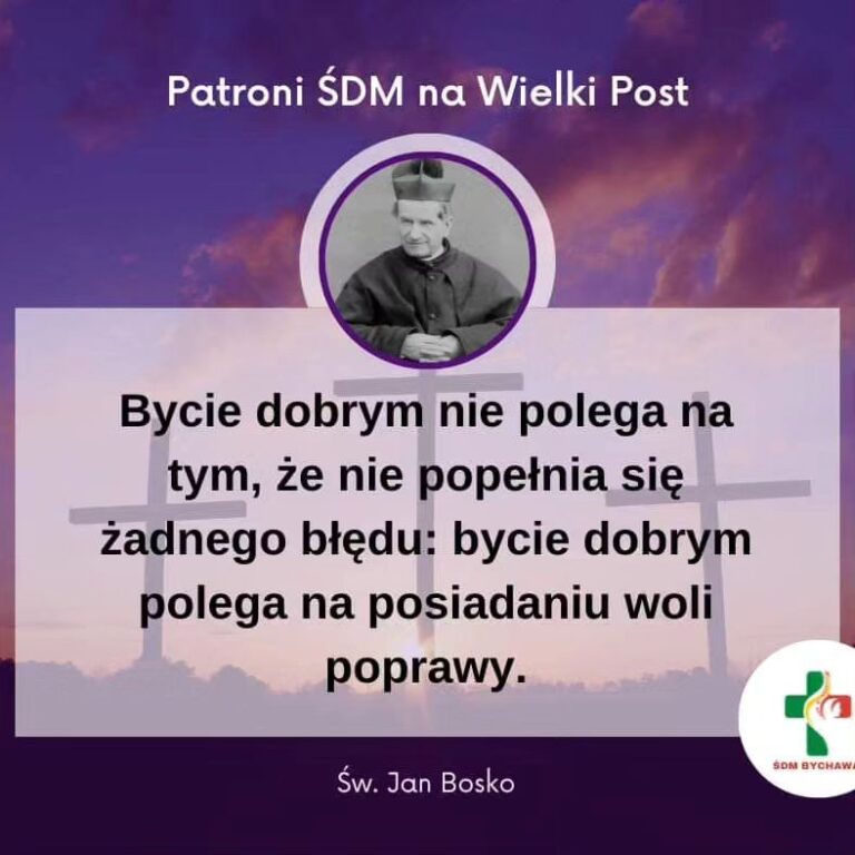 Patroni ŚDM na Wielki Post - Św. Jan Bosko - CDM Lublin